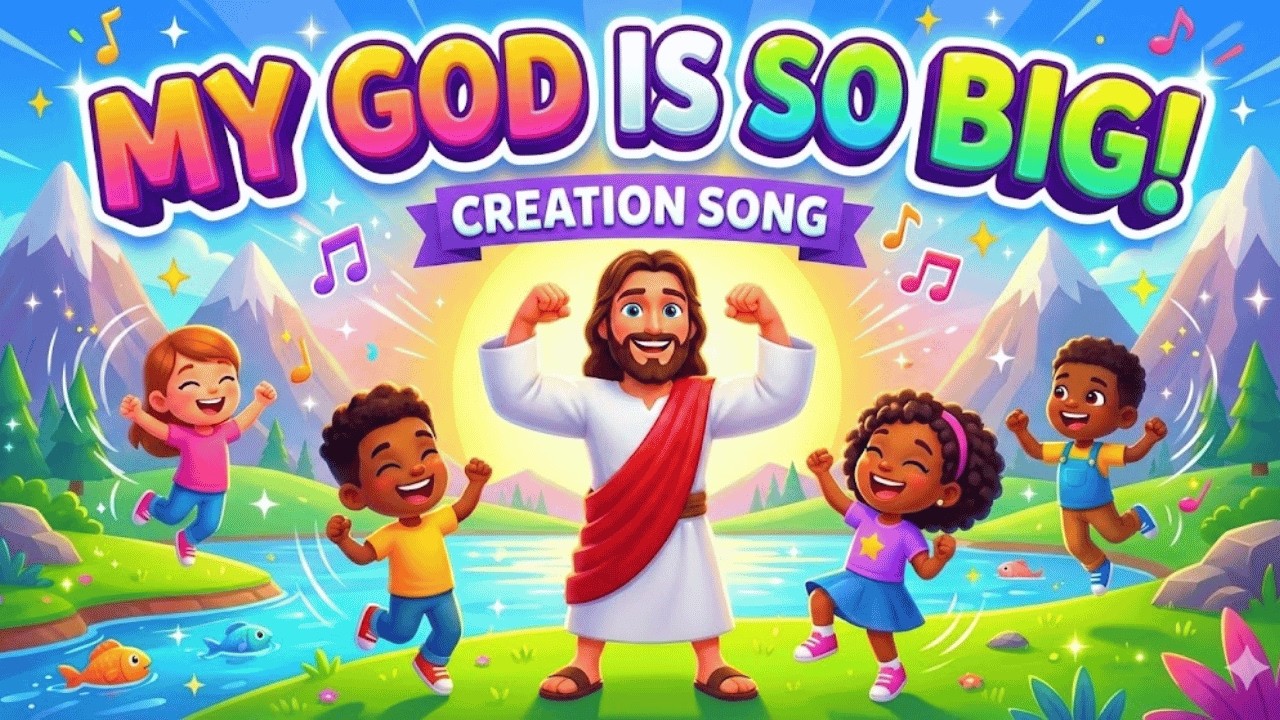 My God is So Big! 💪 Super Strong God Song for Kids | Fun Action Dance ...