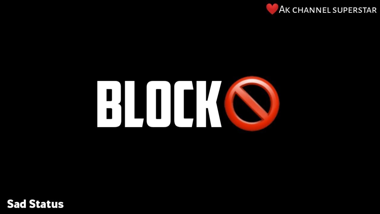 Block 😥💔 | Block Sad Status | Block WhatsApp Status | Block Shayari ...