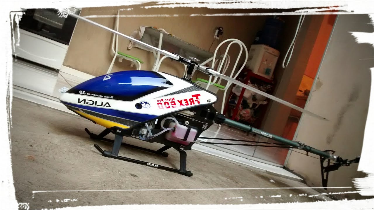 T-rex 600 pro nitro aos cuidados da Nicole - YouTube
