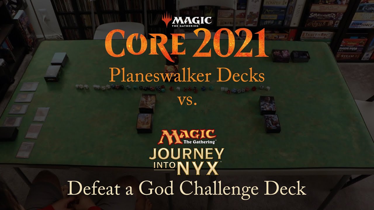 Magic: The Gathering: Core Set 2021 Planeswalker Decks vs. Journey into ...