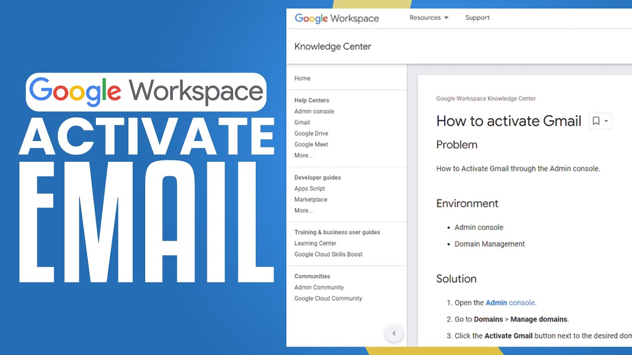How To Activate Google Workspace Email (2025) Easy Tutorial - YouTube