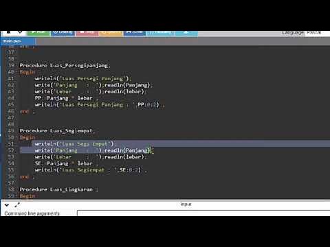 Penjelasan Pilihan Hitungan Aplikasi Turbo Pascal Menggunakan While Do / Repeat Until - YouTube