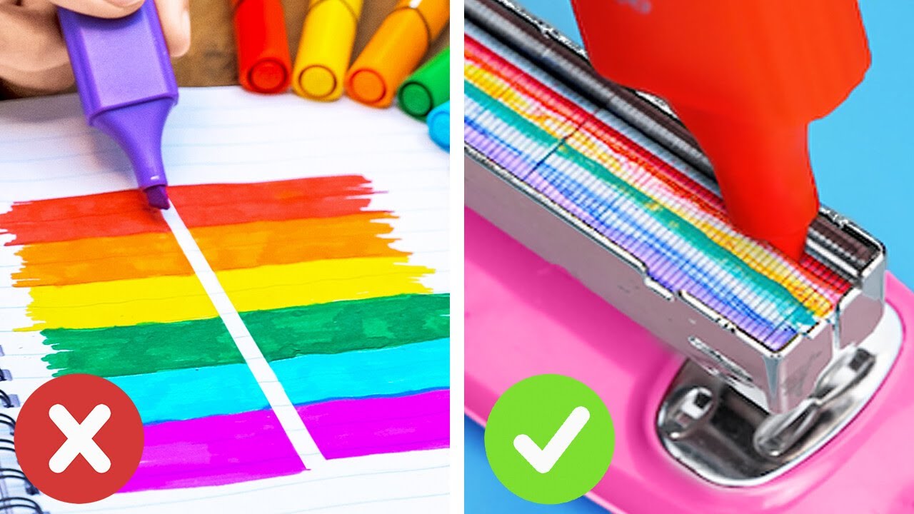 Trucos Escolares Geniales E Ideas Diy Para Ti Youtube