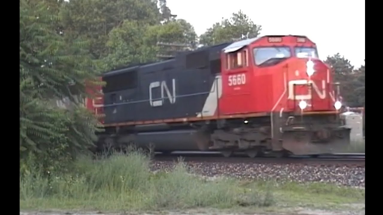 Trains of East Lansing - June 29 2006 - YouTube