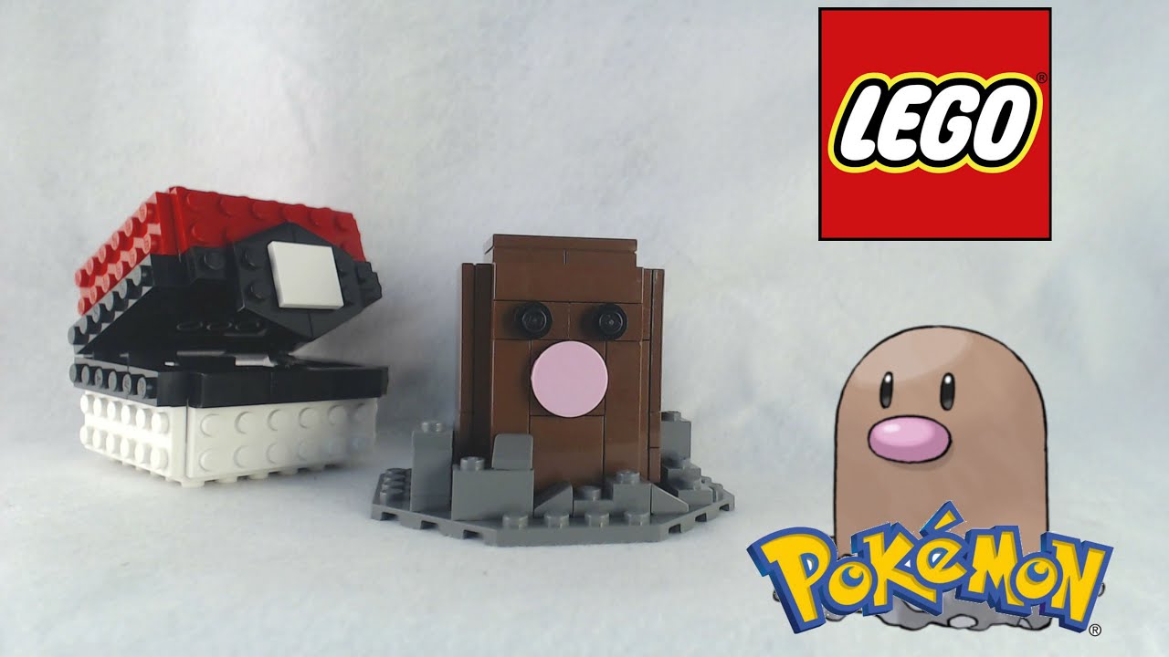 How to build Lego Diglett brickzhead version - YouTube