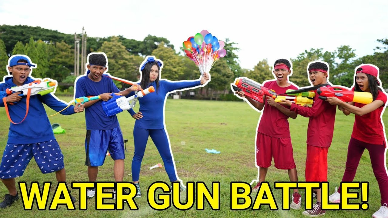 MAIN TEMBAKAN AIR VS BALON AIR, SIAPA YANG MENANG?! | Mikael TubeHD ...