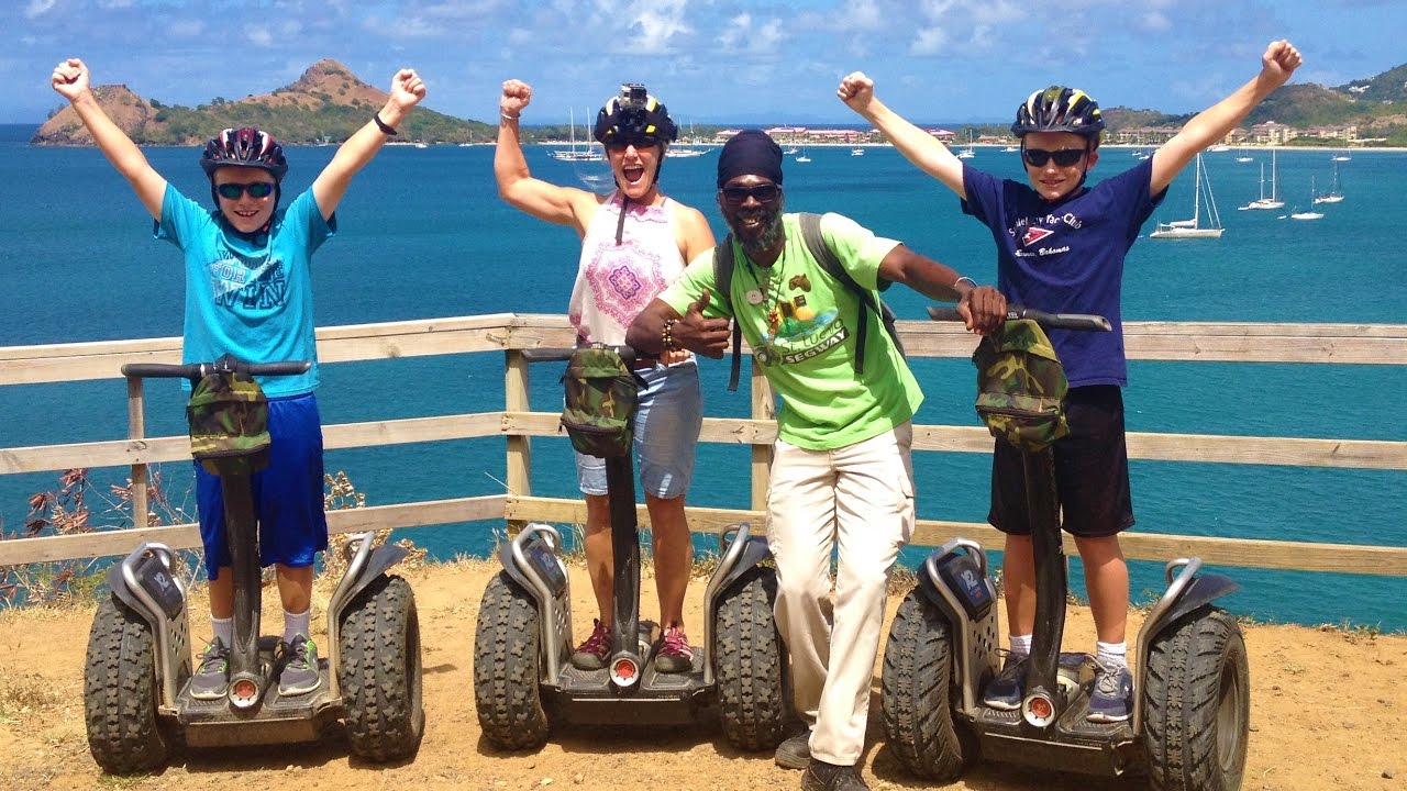 How to Ride a Segway in St. Lucia - YouTube