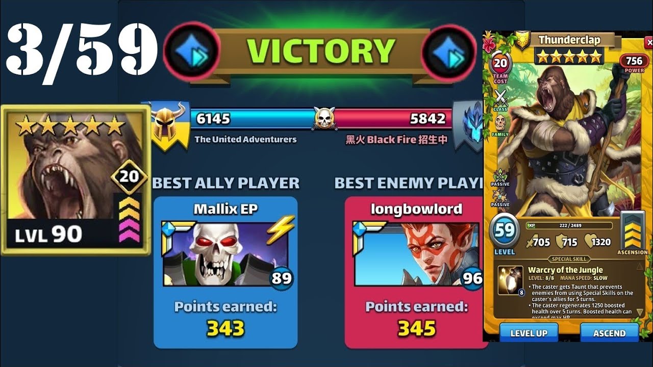Thunderclap the New Rush Attack Beast! | Empires and Puzzles Alliance ...