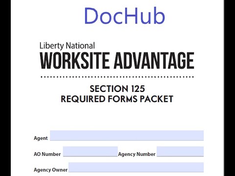 Training (201) : DocHub Section 125 Paperwork and Setting the ...