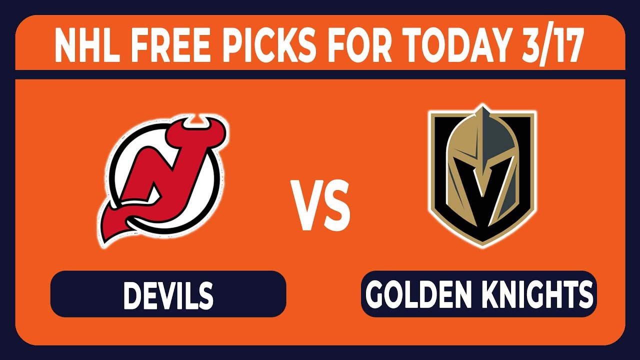 New Jersey Devils vs Vegas Golden Knights 3/17/2024 FREE NHL Betting ...