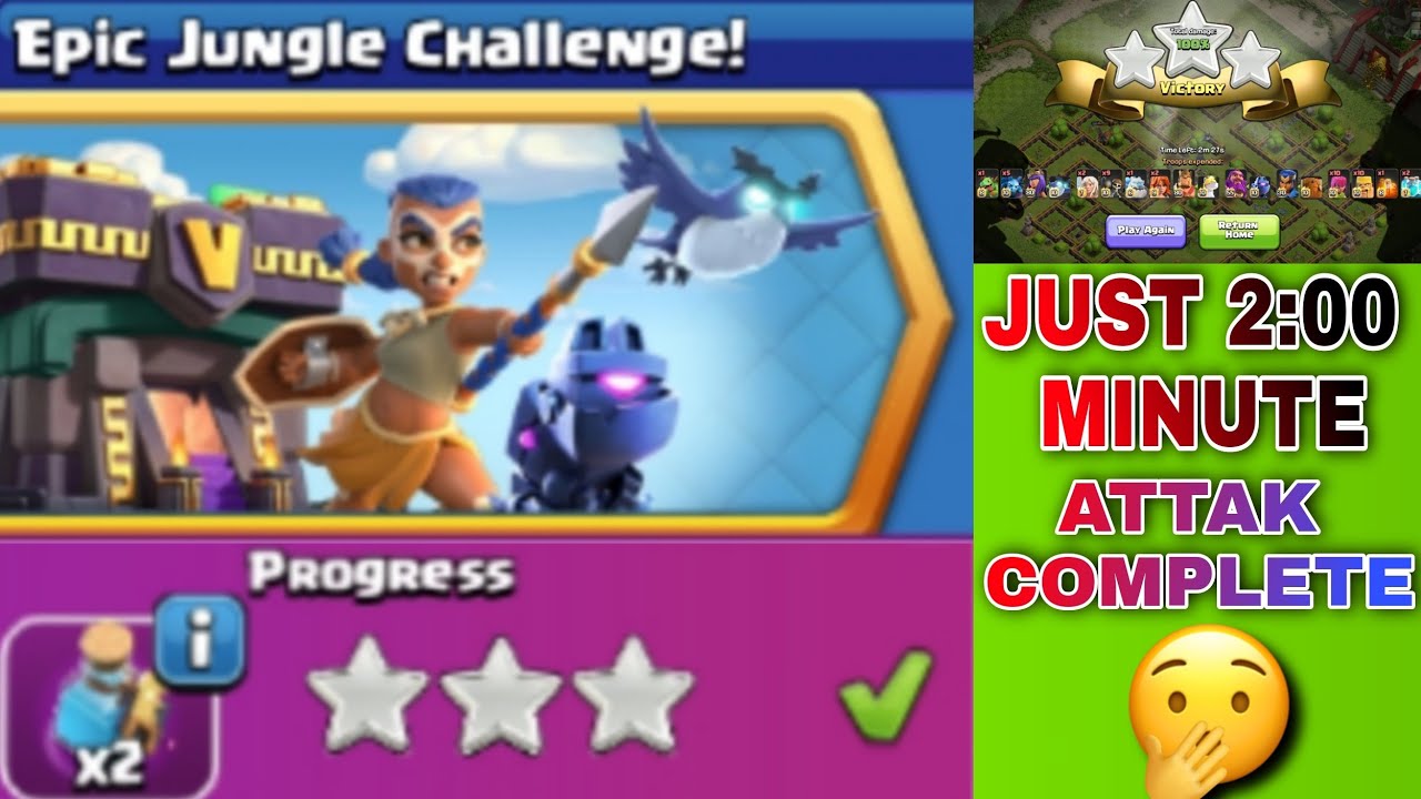 How To Complete epic jungle challenge. epic jungle challenge kaise pura ...