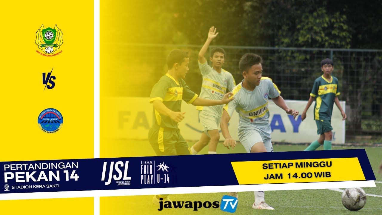 IJSL LIGA FAIRPLAY U14 2024 SEASON 3 - KABOMANIA MUDA SS VS BMIFA #14 #ijsl - YouTube