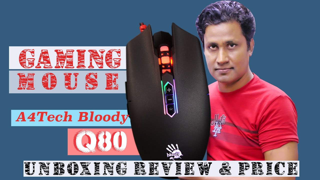 A4tech Q80 Bloody Mouse || Gaming Mouse || Gaming Mouse Price Unboxing ...