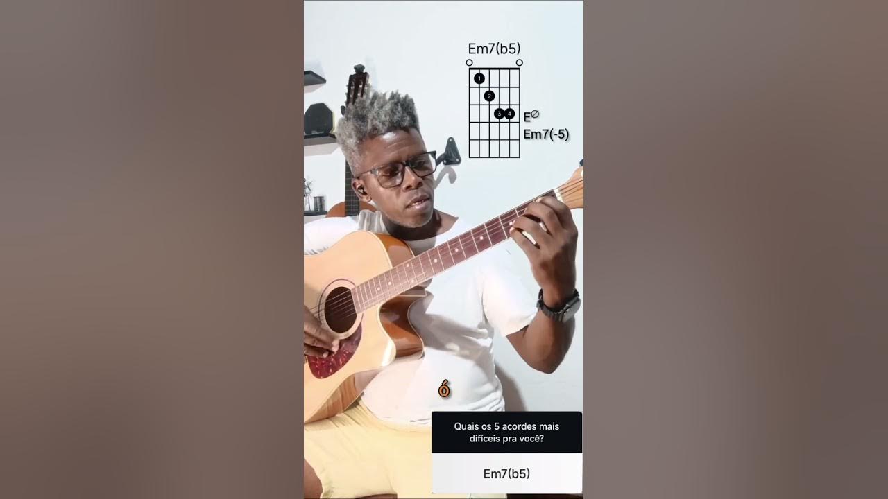 Tenho dificuldade pra fazer esse acorde / Em7(b5) - YouTube