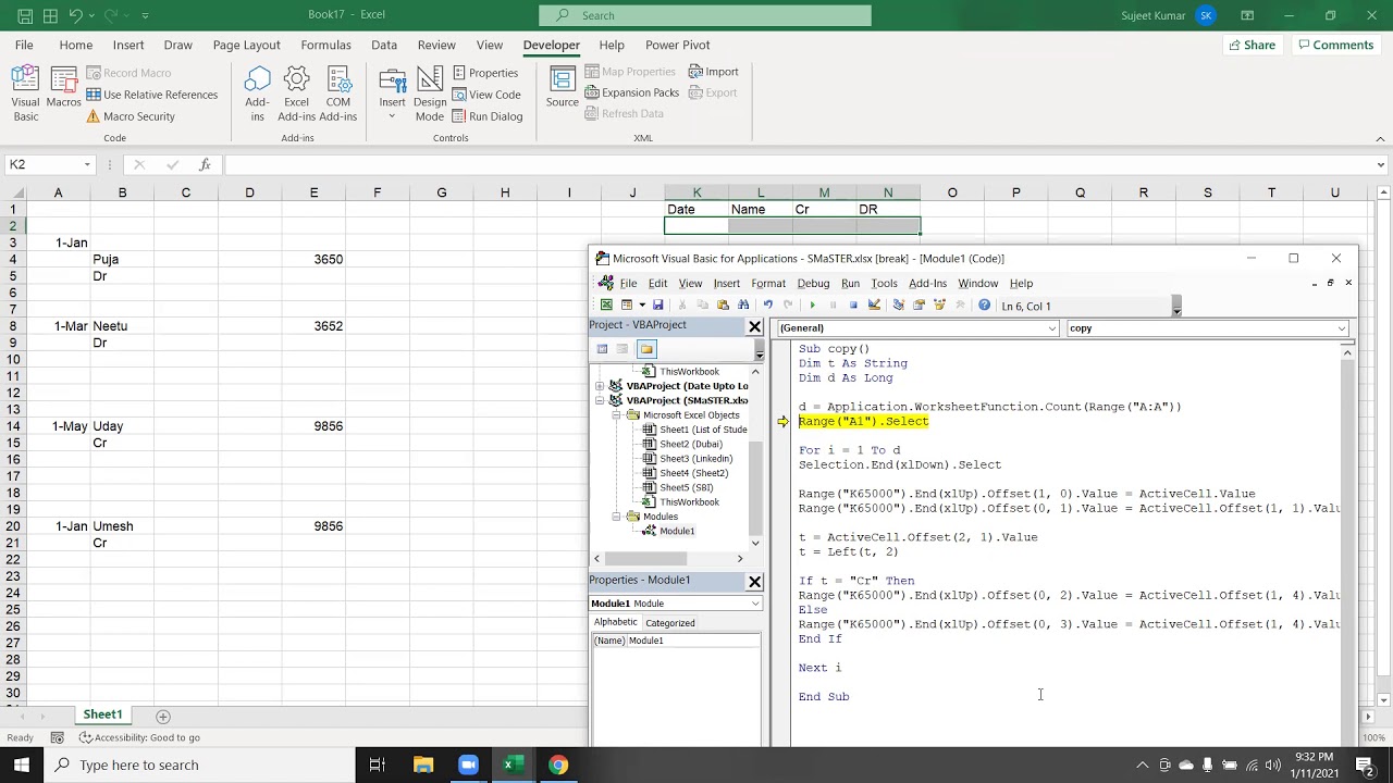 VBA Macros Live Project - arrange Data from Banks Statement - QuadExcel.com VBA Macros Live Project - arrange Data from Banks Statement - QuadExcel.com