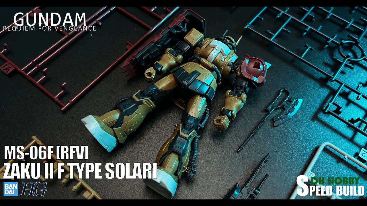 [BUILD] MS-06F ZAKUII F TYPE SOLARI [RFV] SERIES GUNDAM REQUIEM FOR ...