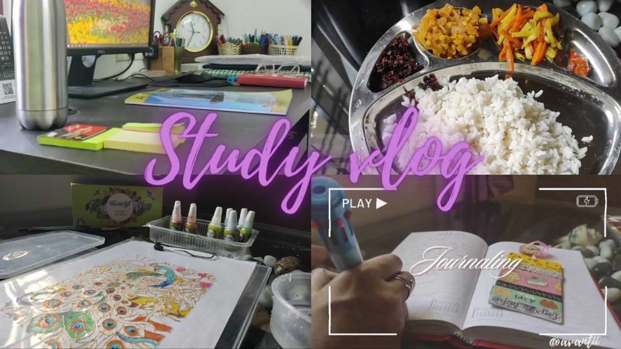 A Half Day In My Life at Home🏠 Study Vlog - YouTube