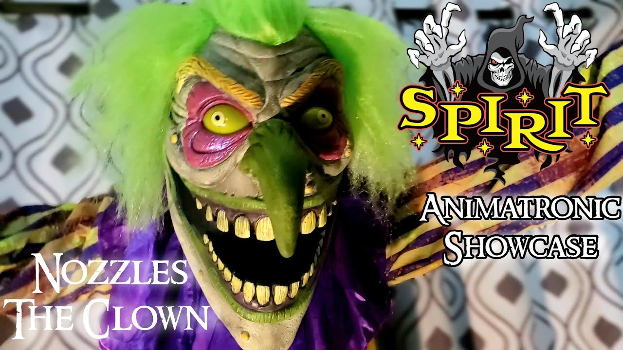 Spirit Halloween - Nozzles The Clown (2022) | Animatronic Showcase - YouTube