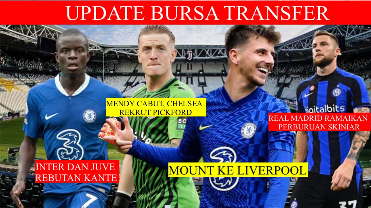 UPDATE TRANSFER • MASON MOUNT, MILAN SKINIAR, NGOLO KANTE, JORDAN ...