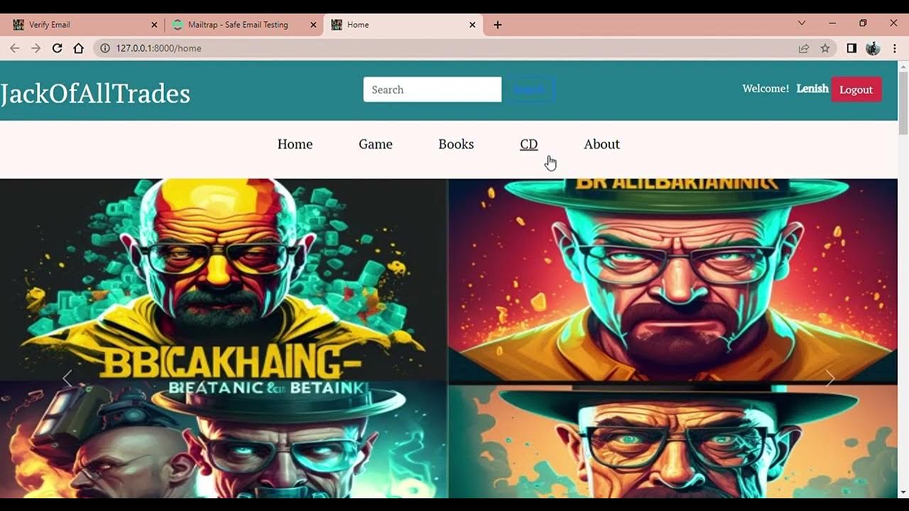 Laravel Project Video Demonstration - YouTube