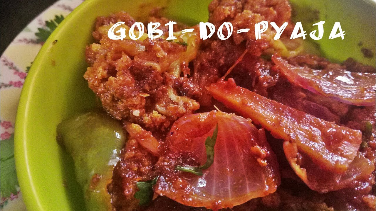 DHABA STYLE _ GOBI-DO-PYAZA EASIEST GOBI PYAZ KI SABJI - YouTube