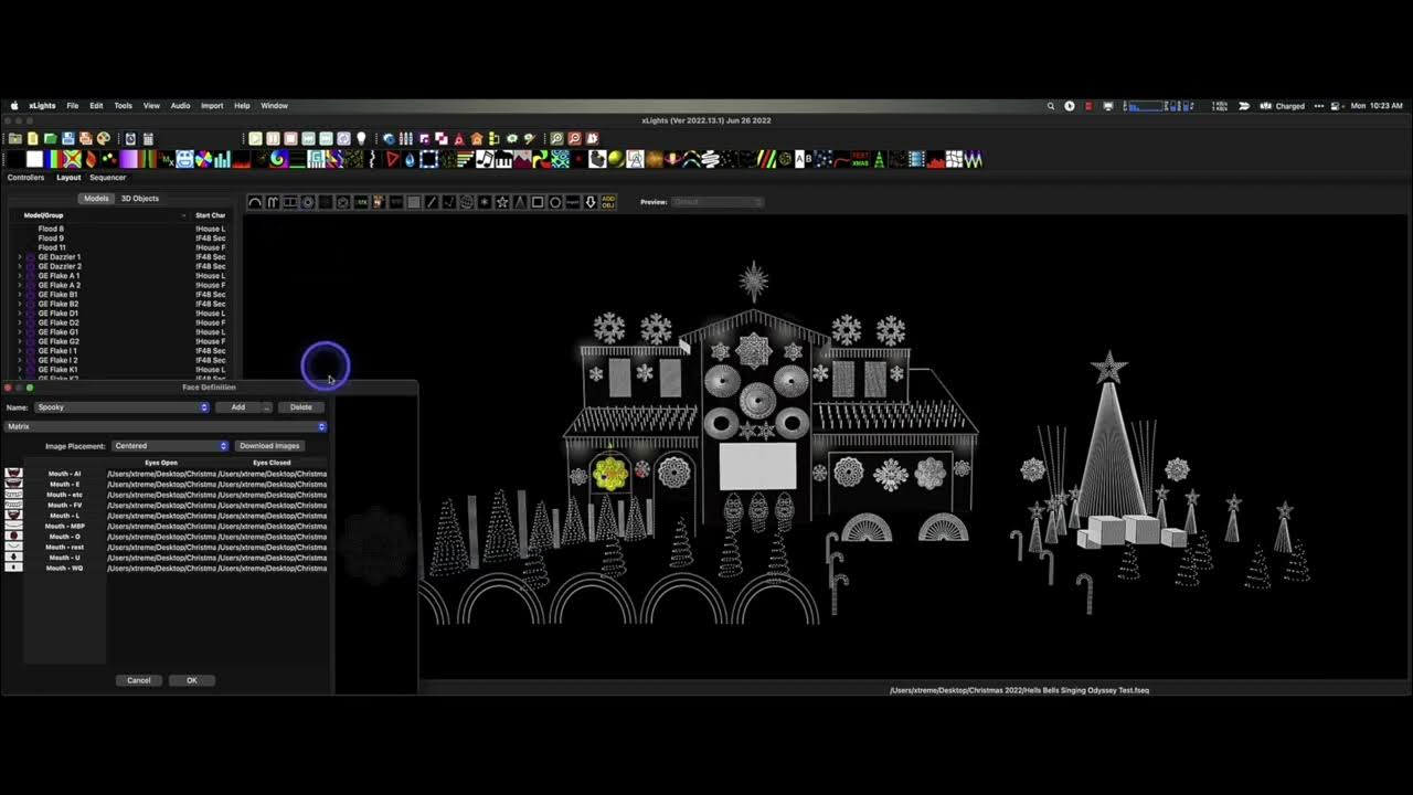 How To Add Singing Faces to High Density Props in xLights - YouTube
