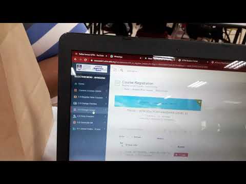 Cara dftr kursus UiTM
