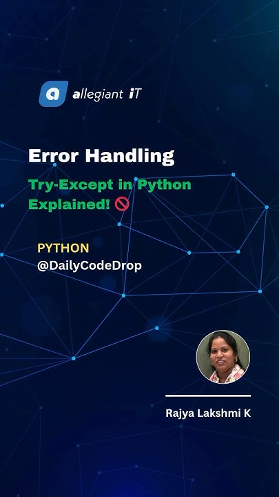 Stop Your Python Code from Crashing..!! 🚫🐍 #python - YouTube
