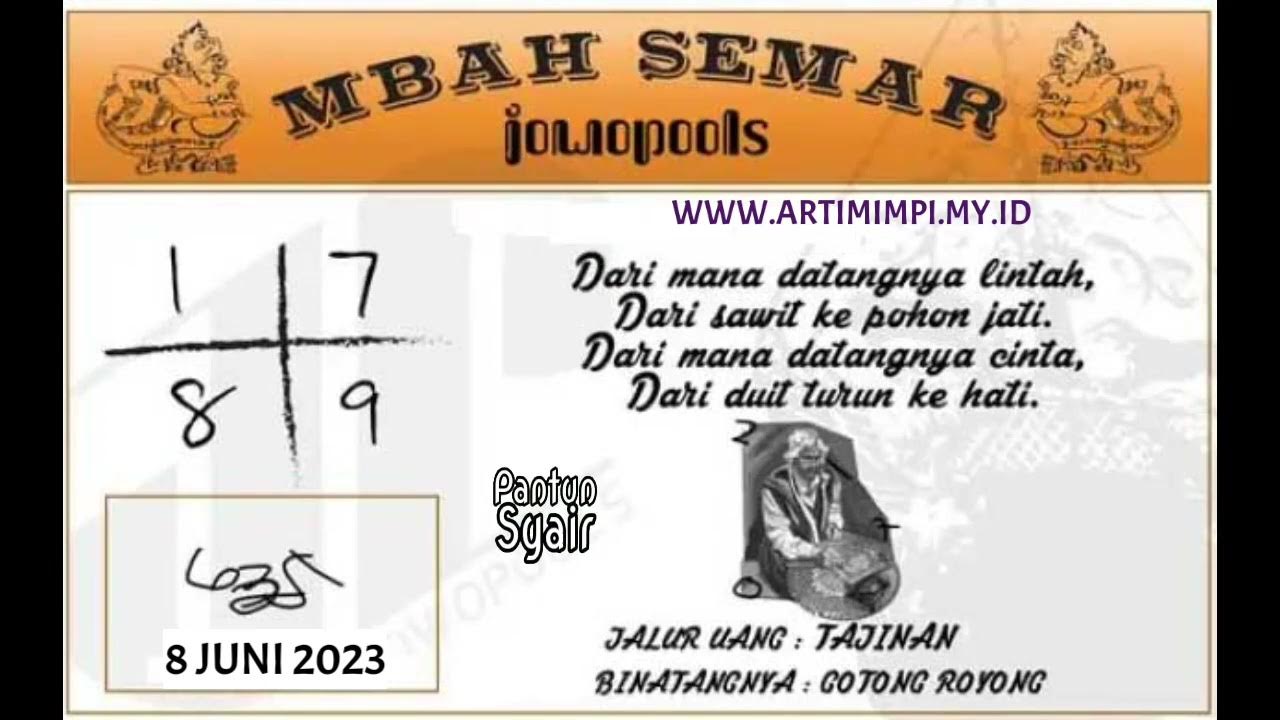 SYAIR HK MBAH SEMAR HARI INI KAMIS 8 JUNI 2023 - YouTube