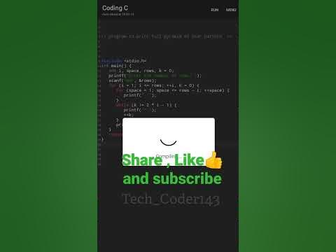 program to print full pyramid of star pattern in c language # ...