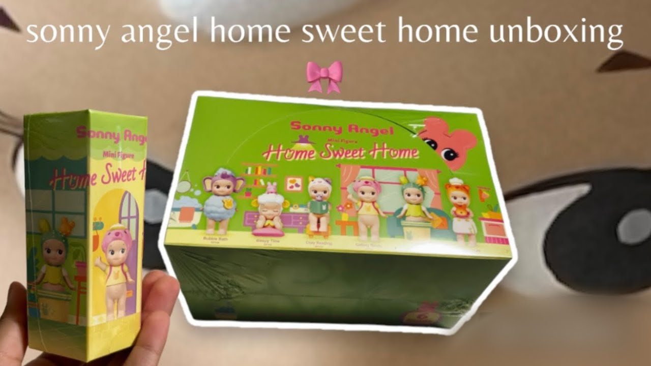 Unboxing the NEW Sonny Angel Home Sweet Home Series 𝜗𝜚⋆ - YouTube