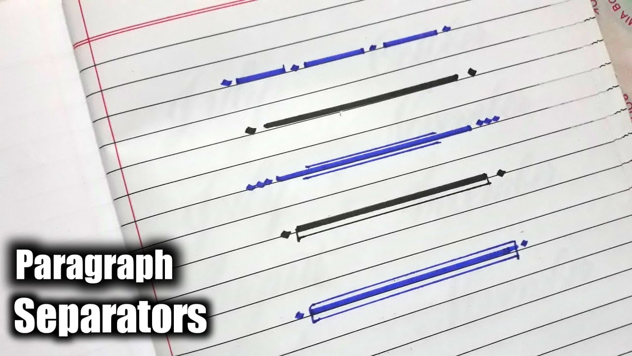 Paragraph Separators HOW To Make Paragraph Seperators YouTube paragraph-separators-how-to-make-paragraph-seperators-youtube