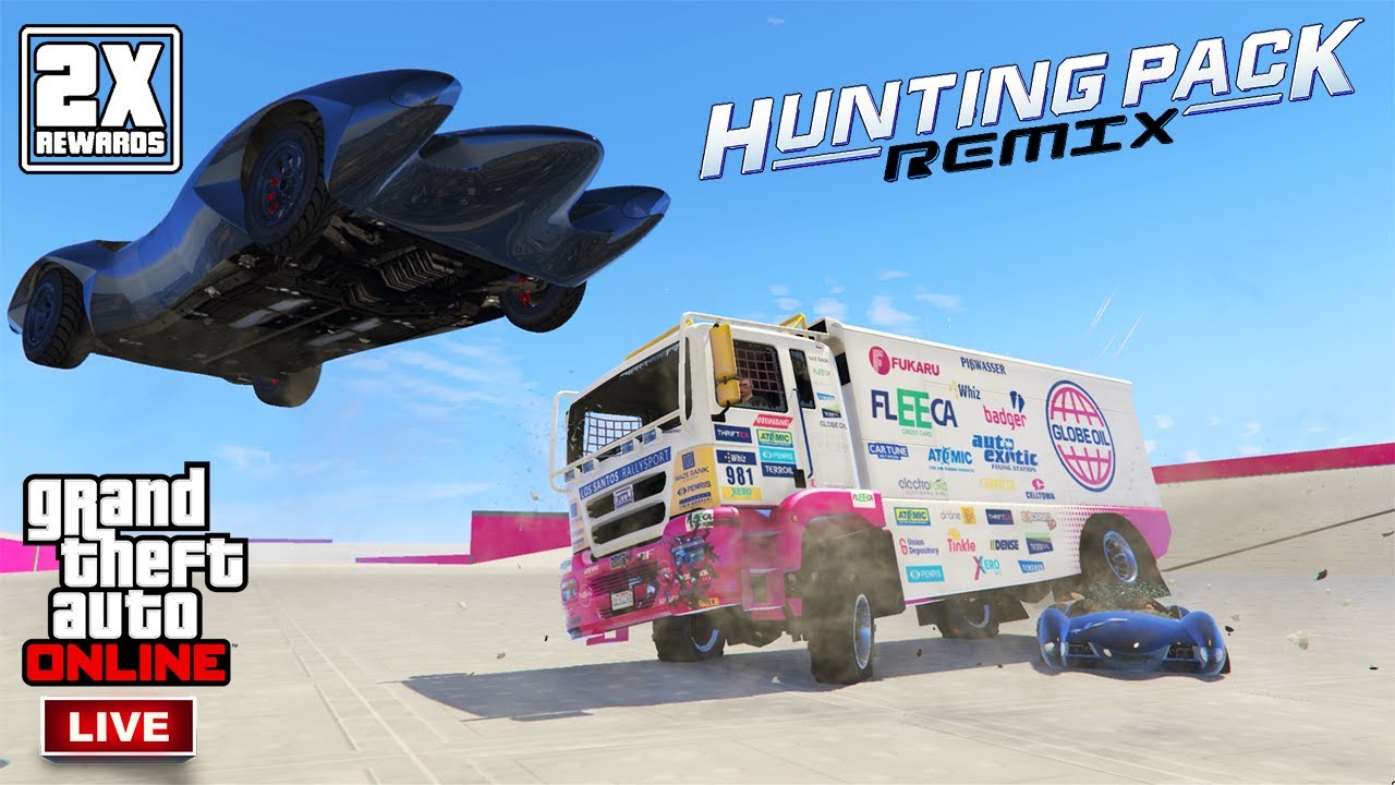 [LIVE]🔴GTA ONLINE: Fun w/ 2x $$ Hunting Pack Remix - The BEST Game Mode ...