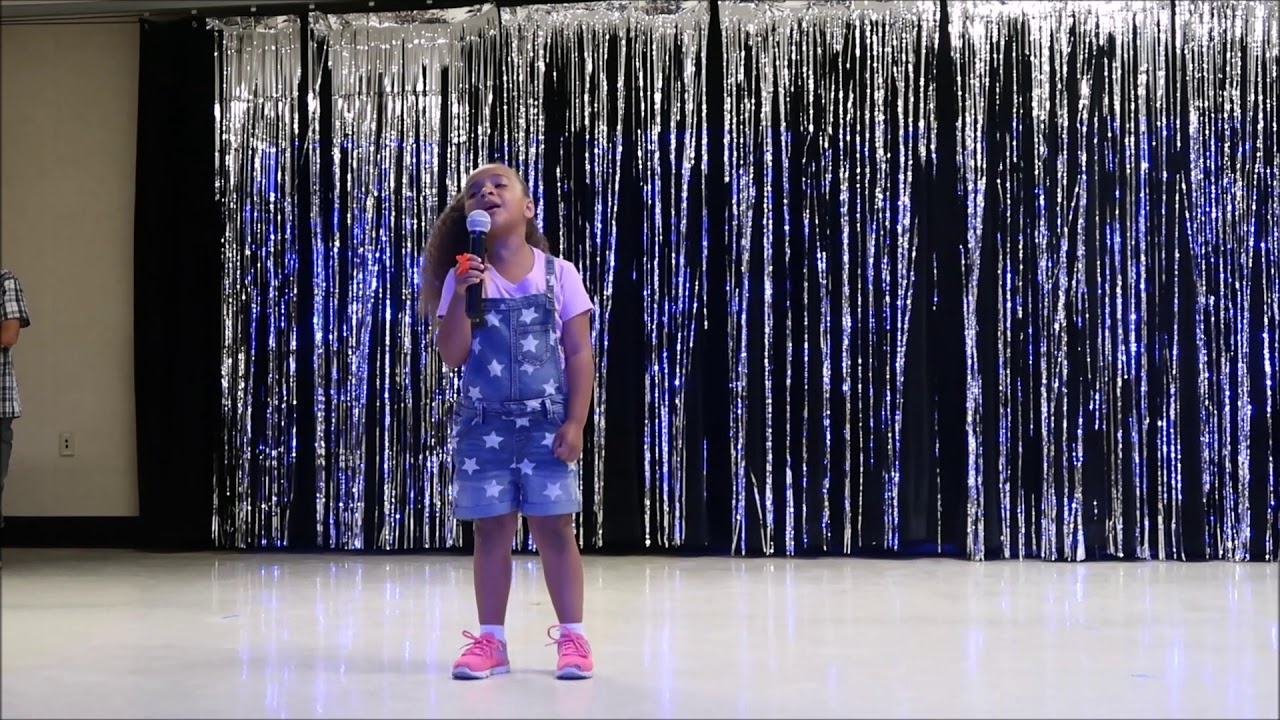 Little Girl Sings Logan Paul Help Me Help You At Talent Show - YouTube