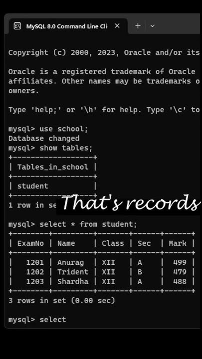 condition(where) in MySQL - YouTube
