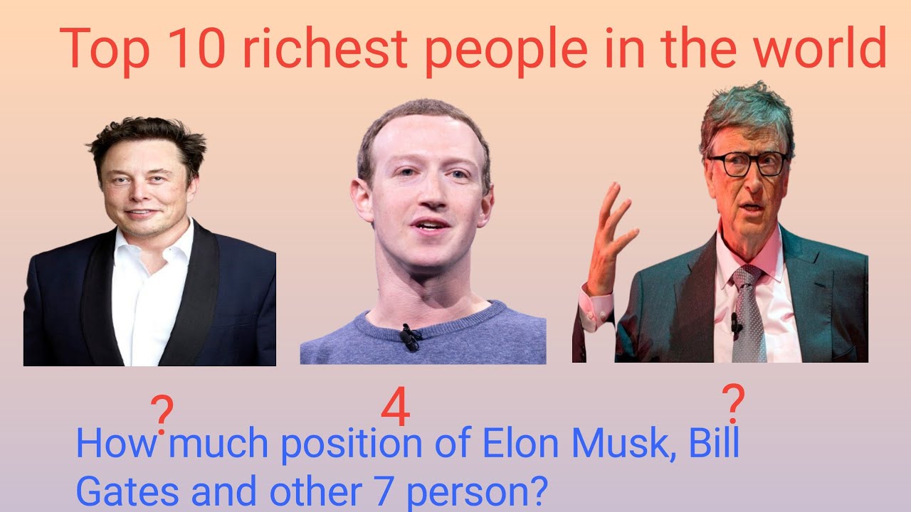 Top 10 richest people in the world. Who is the number 1 person? - YouTube