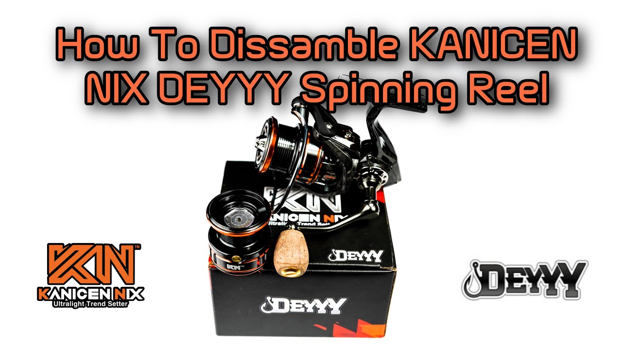 How to dissamble KANICEN NIX DEYYY 1000s Spinning Reel - YouTube