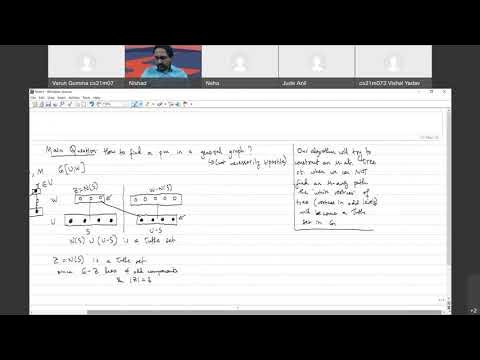 Linear Programming & Combinatorial Optimization (2022) Lecture-36 - YouTube
