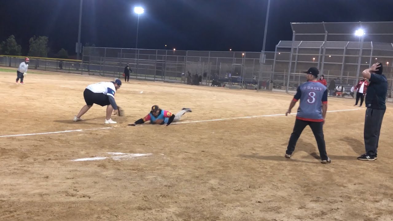 Tuesday Night Softball Highlights Hitmen Vs The Swinging Friars#sports# ...