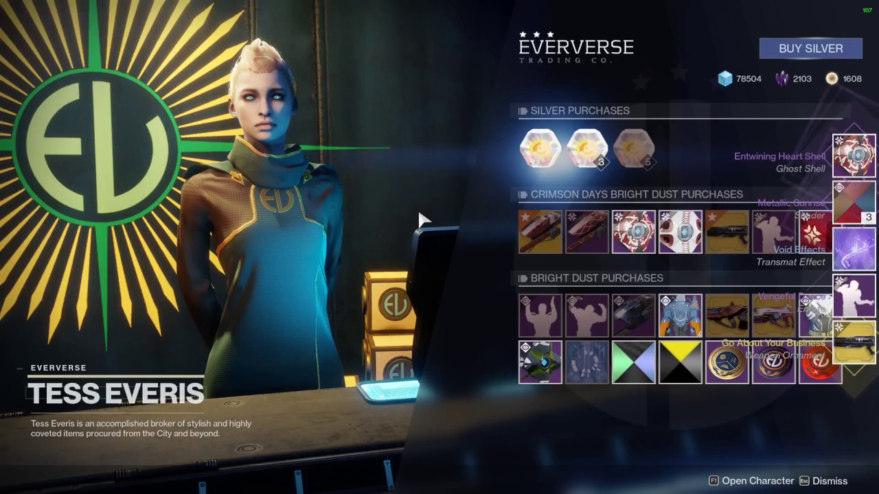 Tess Everis nuts directly on customer | Destiny 2 - YouTube
