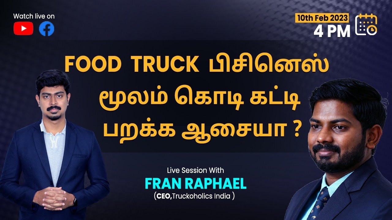 Learn Food Truck Business from Successful Mentor Mr. Fran Raphael ...