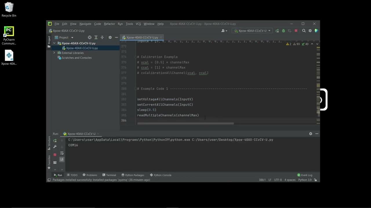 Tutorial: How to operate XPOW-40AX-CCvCV-U using SCPI commands | Nicslab - YouTube
