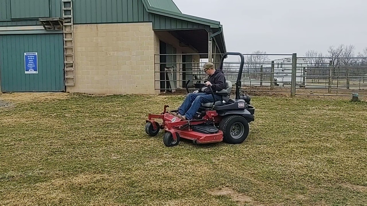 2014 Toro Z master 6000 Series Zero Turn Mower - YouTube