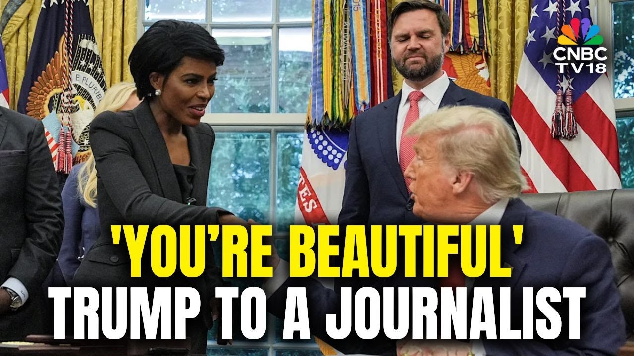 US President Donald Trump Calls African Reporter 'Beautiful' | 'Could ...
