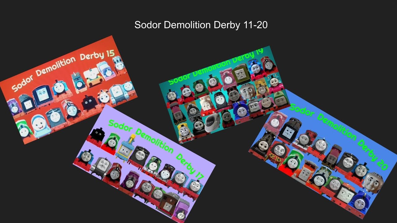 SDD 11 to 20 ⭐️ Sodor Demolition Derby ⭐️ 107 Minute Thomas and Friends ...