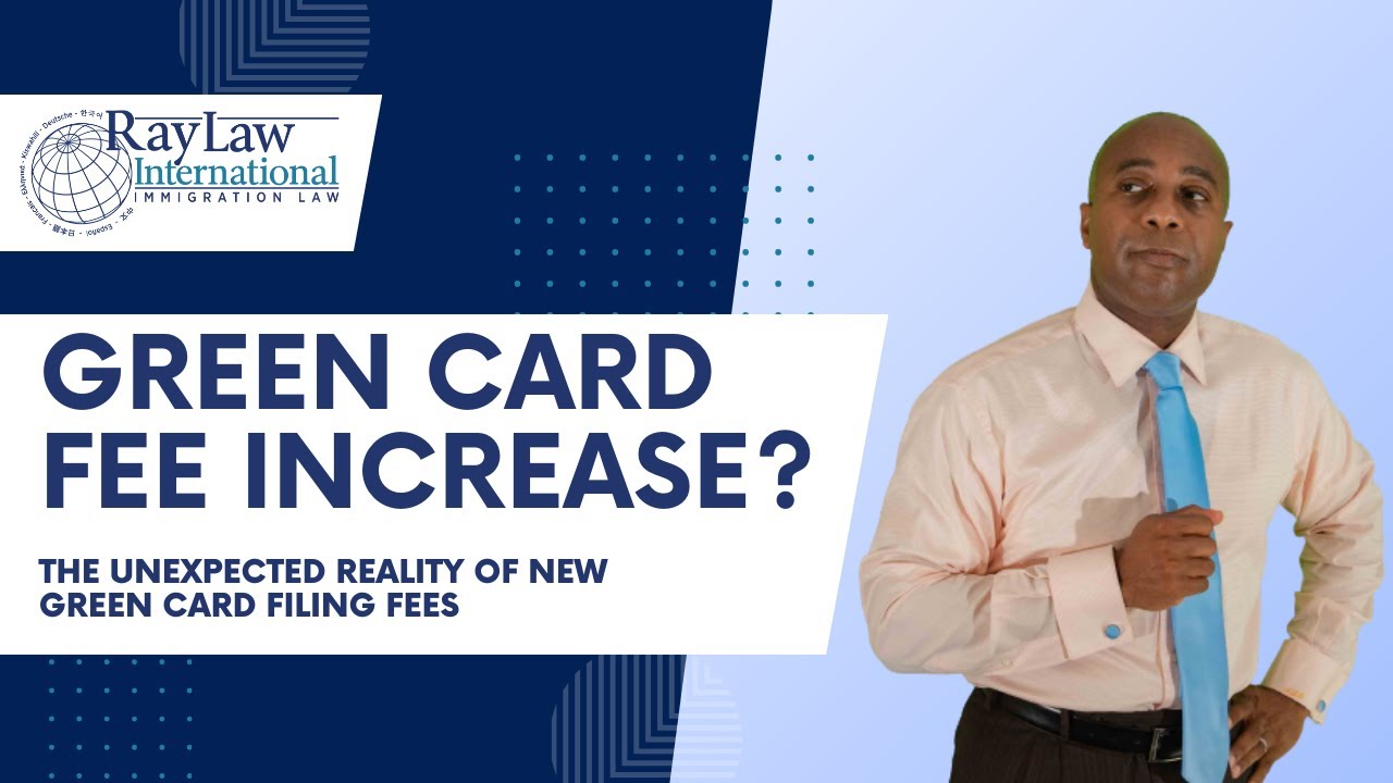 BOMBSHELL: Green Card Fee INCREASE You Didn't See Coming! - YouTube