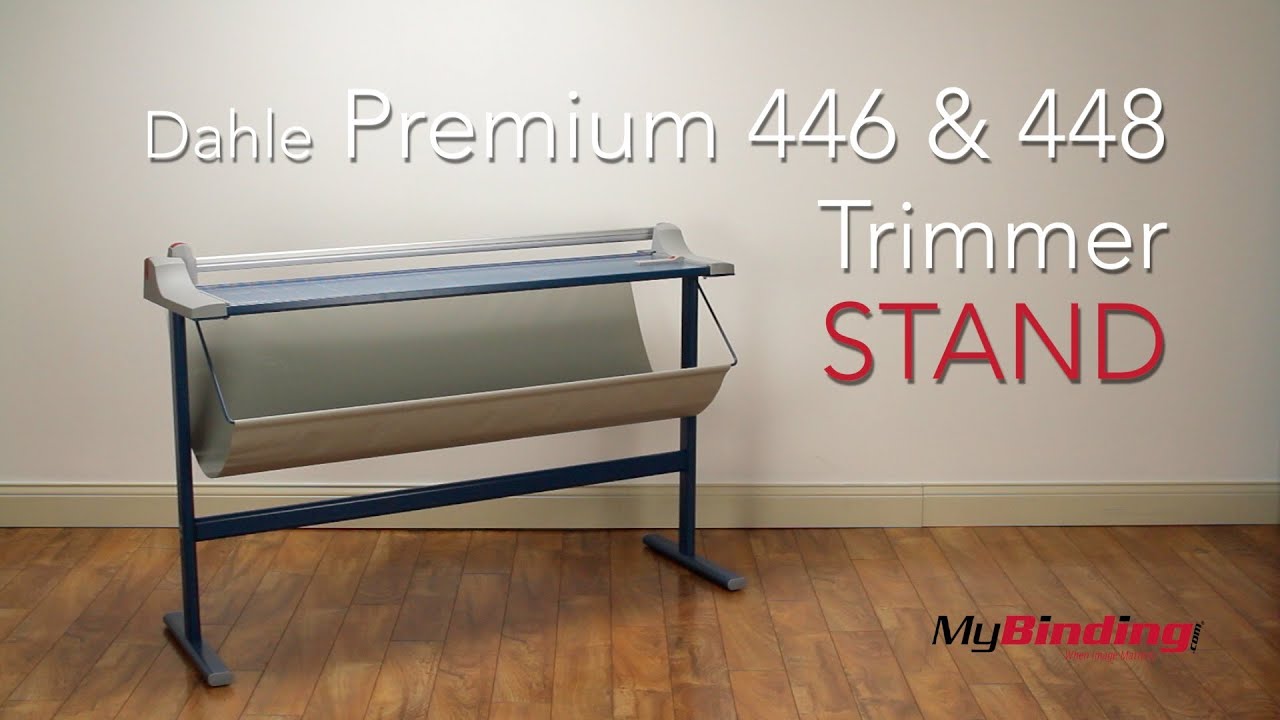 Dahle Stand for the 446 & 448 Rolling Trimmers - YouTube