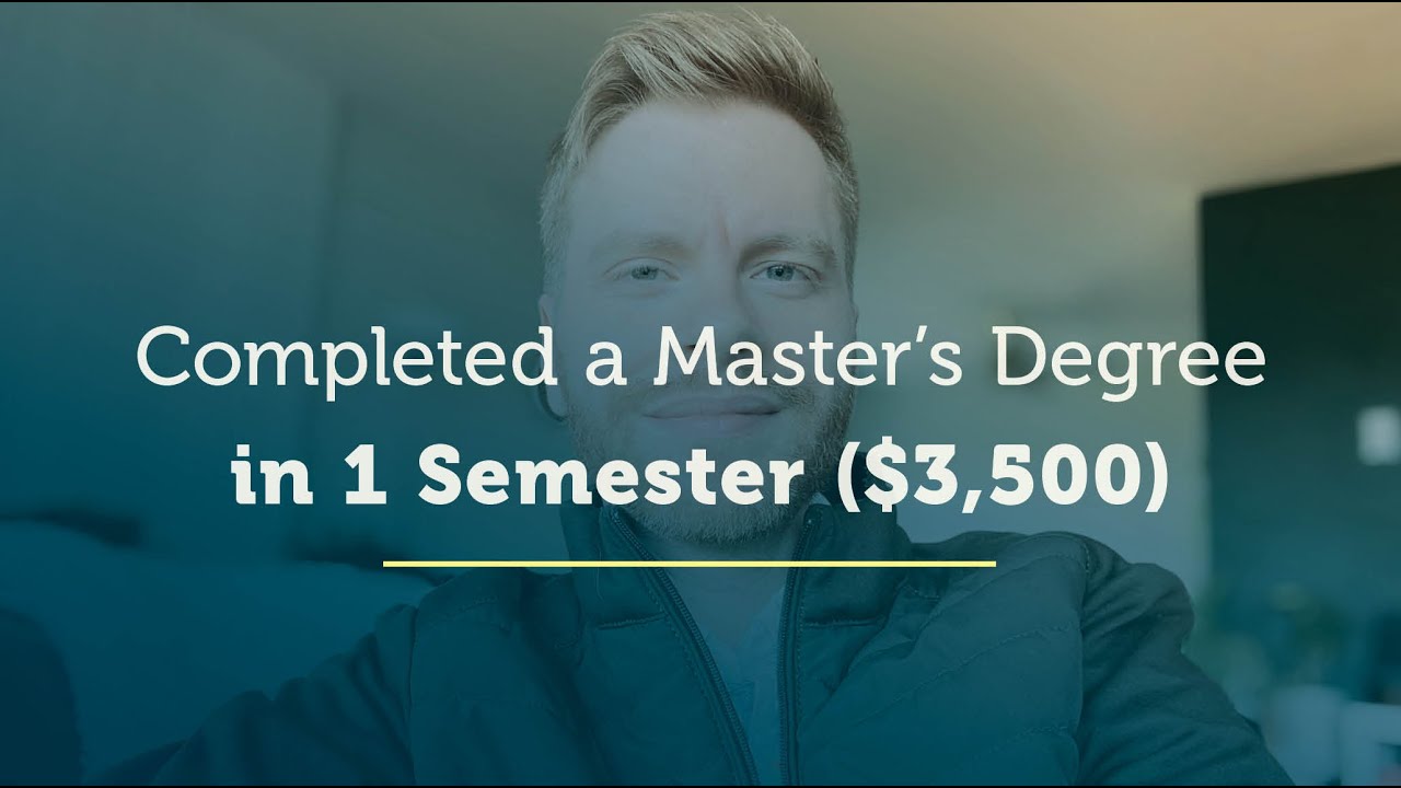 COMPLETED a Master’s Degree in 1 TERM for $3500 at WGU! | Western ...