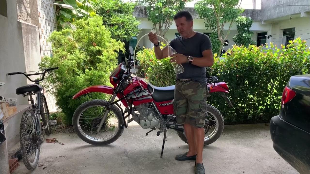 COMO TIRAR GASOLINA DA MOTO SEM TOMAR AQUELE GOLE INDESEJADO. - YouTube