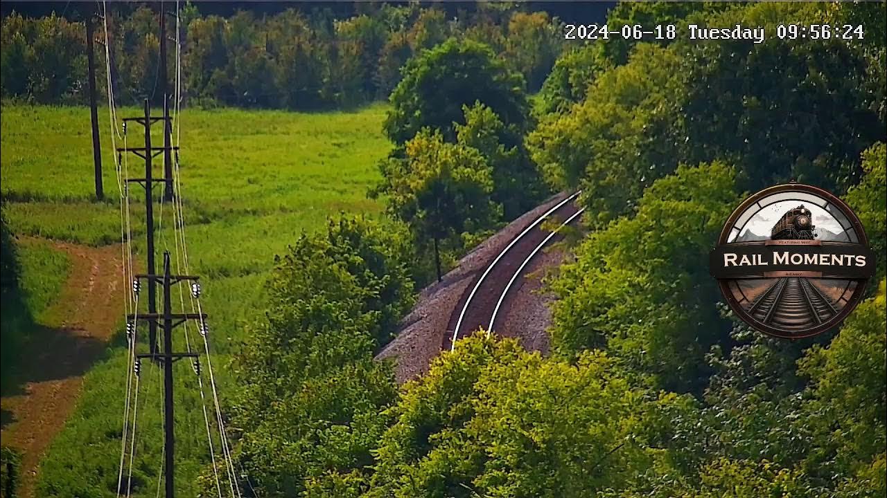 Live Chattanooga Railcam - #CSX line in bird sanctuary by Mile Post 123 in TN - YouTube